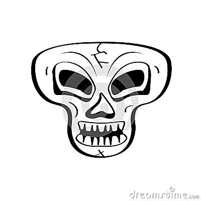 Head Skull Cartoon Image Vector Illustration | CartoonDealer.com #145528754