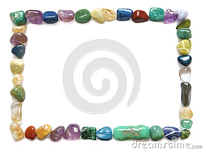 Healing Crystal Border Stock Photo - Image: 41425852