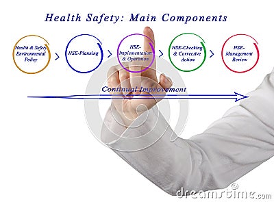 Health Safety: Main Components Royalty-Free Stock Image | CartoonDealer ...