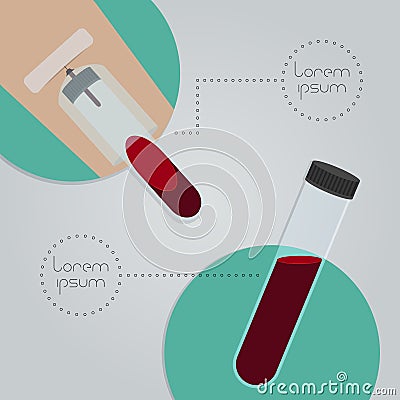 Blood Collection Concept Cartoon Vector | CartoonDealer.com #89596779