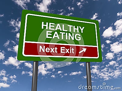 Healthy Eating Sign Royalty-Free Stock Image | CartoonDealer.com #89639482