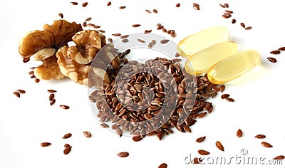 Healthy Fats: Omega-3 Fatty Acids Royalty Free Stock Images - Image ...