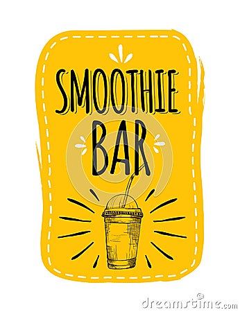 Healthy Menu. Smoothie Bar. Cartoon Vector | CartoonDealer.com #76546081