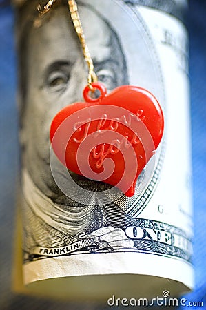 Heart And Money Stock Image | CartoonDealer.com #3543043