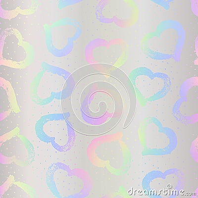 Heart Seamless Pattern. Hearts Background. Repeating Pattern. Repeated ...