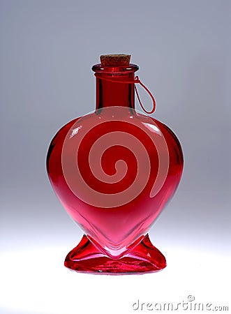 Heart Shaped Bottle Stock Photo - Image: 1367210