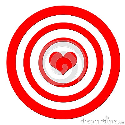 Heart Target Stock Photography - Image: 16539072