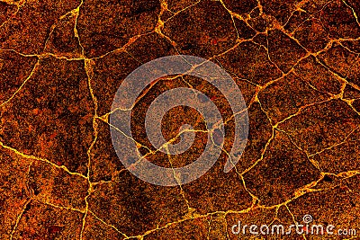 Heat Red Cracked Ground Texture After. Stock Image | CartoonDealer.com ...