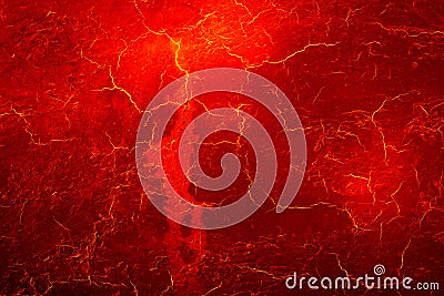 Heat Red Cracked Ground Texture. Stock Photo | CartoonDealer.com #76610322