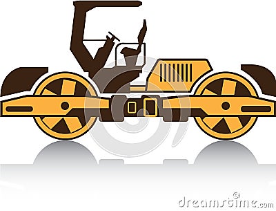 Heavy Compactor Vector Illustration | CartoonDealer.com #49275386