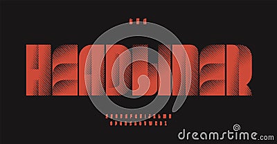 Heavy Letters With Worn Texture For Old Typographic Headlines ...