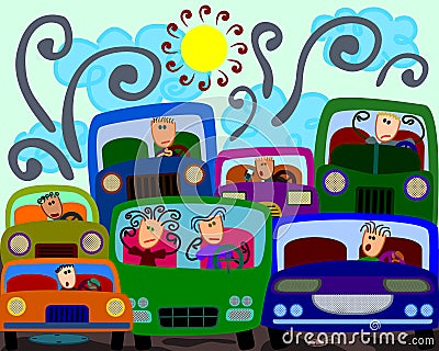 Heavy Traffic Stock Photos - Image: 23973513