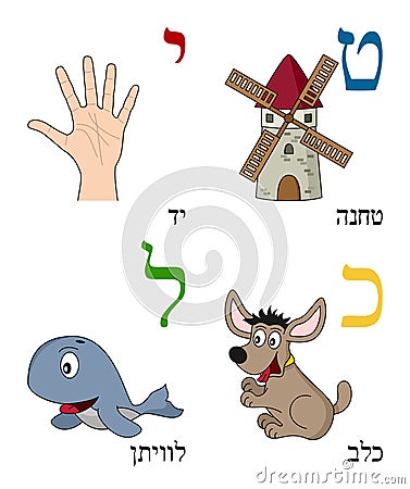 Hebrew Alphabet For Kids [3] Royalty Free Stock Images - Image: 15684599