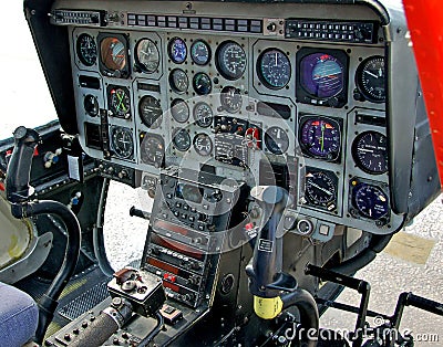 Helicopter Cockpit Royalty Free Stock Images - Image: 1582569