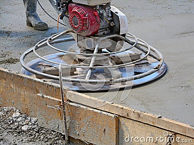 Helicopter Concrete Finishing Stock Photo - Image: 42447936