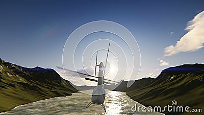 Flying Over the Ocean Footage Video Stock Video - Video of footage ...