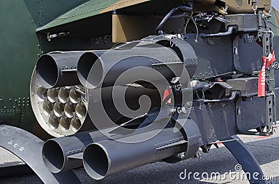 Helicopter Missile Launcher Royalty Free Stock Images - Image: 18903739