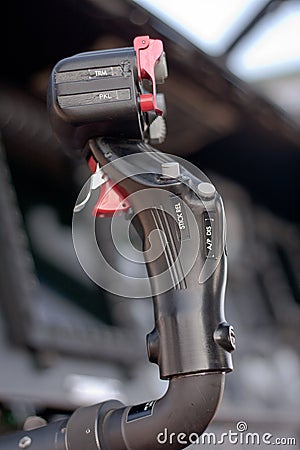Helicopter Stick Control Royalty Free Stock Images - Image: 16513489