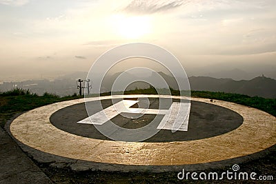 Helipad Royalty Free Stock Images - Image: 14174049