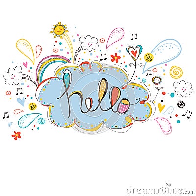 Sofia Girls Name Decorative Lettering Type Design Stock Vector ...