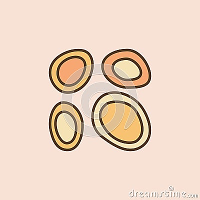 Helminth Larvae Vector Parasites Concept Colored Icon | CartoonDealer ...