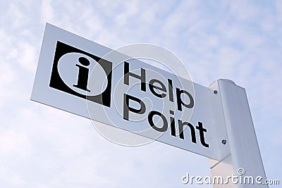 Help Point Stock Photos - Image: 25220663