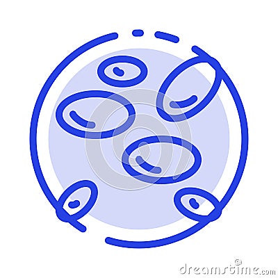 Hematology, Wbcs, White Blood Cells, White Cells Blue Dotted Line Line ...