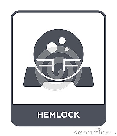 Hemlock Icon In Trendy Design Style. Hemlock Icon Isolated On White ...