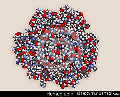 Hemoglobin Haemoglobin, Hb Or Hgb Molecule. It Is Blood Protein ...