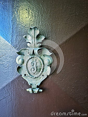 Heraldry On A Steel Door Stock Photo | CartoonDealer.com #279770628