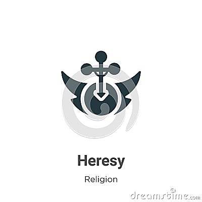 Heresy Vector Icon On White Background. Flat Vector Heresy Icon Symbol ...