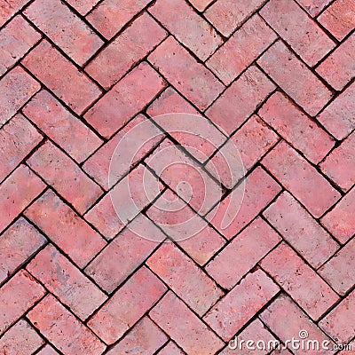 Herringbone Brick Paver Floor Seamless Texture Repeating Pattern Stock ...