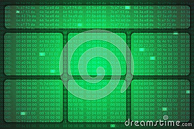 Hex Codes Template Vector Illustration | CartoonDealer.com #36730272