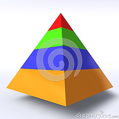 Hierarchy Pyramid Royalty-Free Cartoon | CartoonDealer.com #9764618