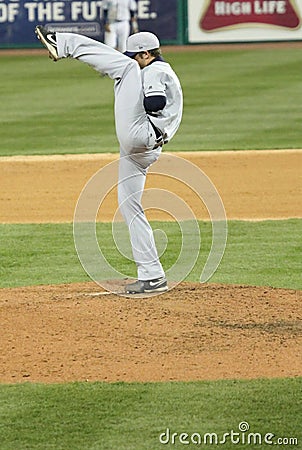 High Leg Kick Pitcher Editorial Stock Photo - Image: 14219723