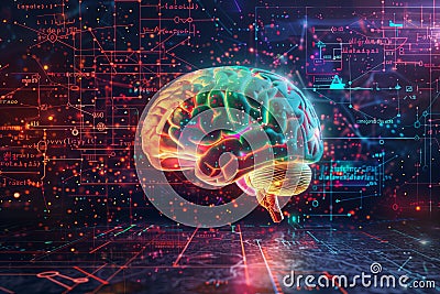 A High Resolution Graph Of A Human Brain With Neural Pathways ...