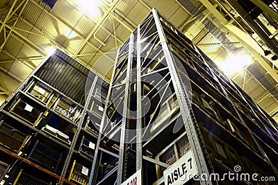 High Rise Factory Warehouse Royalty-Free Stock Image | CartoonDealer ...