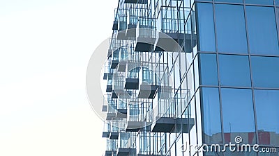 High-tech Building Balcony Architecture Design of Future Business ...