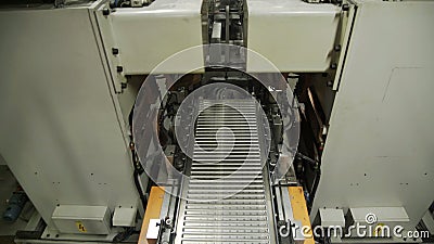 High-tech Robotic Line for Welding of Heating Radiators Stock Footage ...