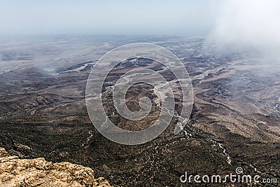 Highest Point Jabal Samhan Mountain Viewpoint Dhofar Mountains Oman 2 ...