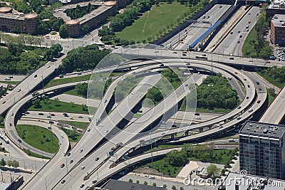 Highway Intersection With Loops Stock Photos - Image: 24924593