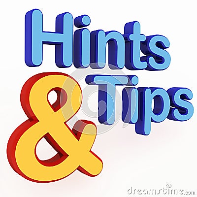 Hints And Tips Stock Photography - Image: 24245612