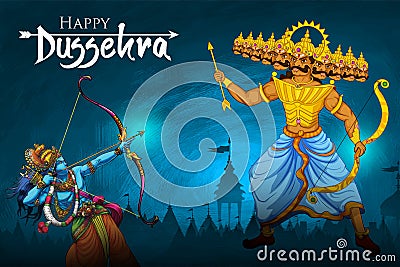 Happy Dussehra Vijayadashami Also Known As Dasahara, Dusshera, Dasara ...