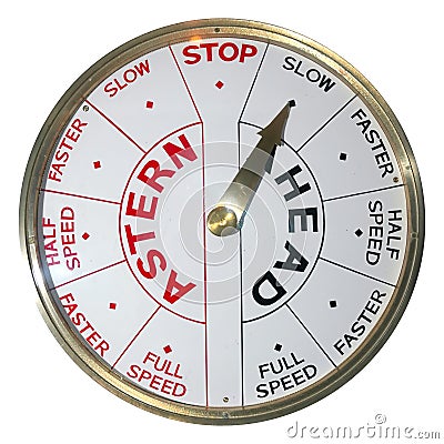 Historical Ship Speedometer Stock Image - Image: 4489111