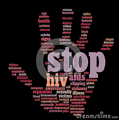 HIV AIDS Info-text Graphics Royalty Free Stock Photography - Image ...