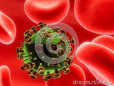 Hiv-virus Royalty-Free Cartoon | CartoonDealer.com #1854545