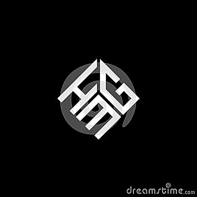HMG Letter Logo Design On Black Background. HMG Creative Initials ...