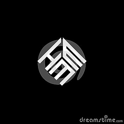 HMM Letter Logo Design On Black Background. HMM Creative Initials ...