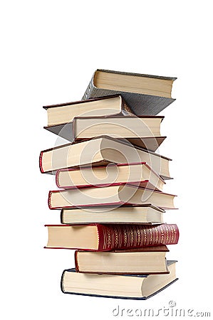 Hoge Stapel Boeken Stock Foto's - Afbeelding: 5495803