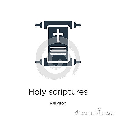 Holy Scriptures Icon Vector. Trendy Flat Holy Scriptures Icon From Religion Collection Isolated ...